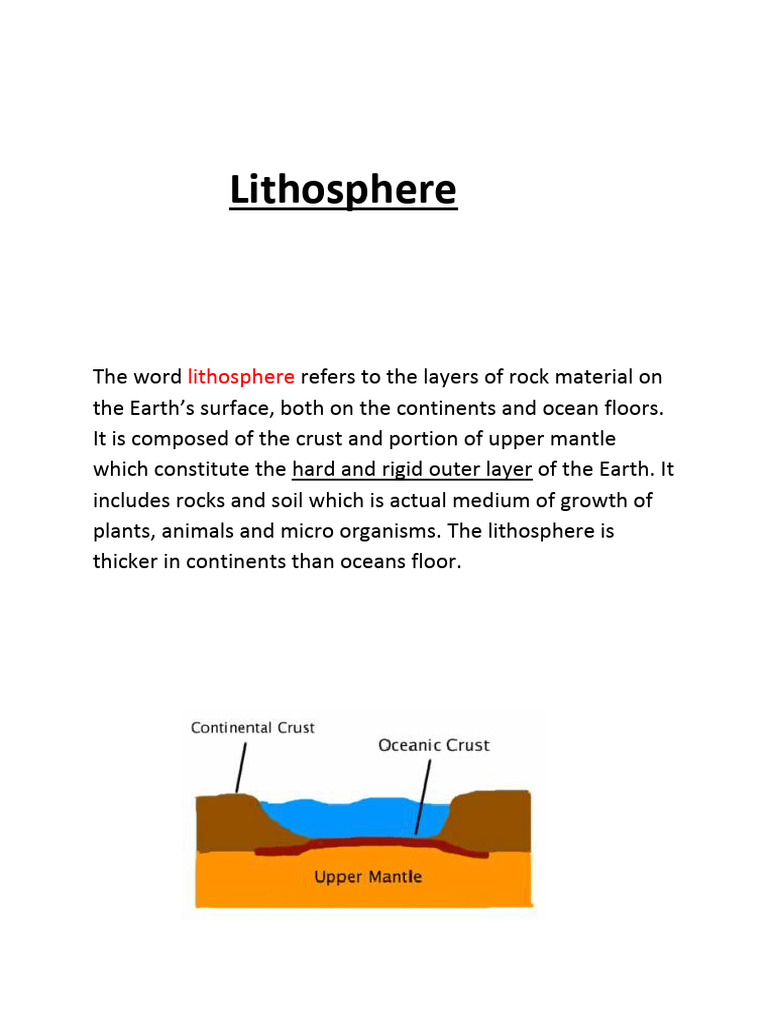 Lithosphere | PDF