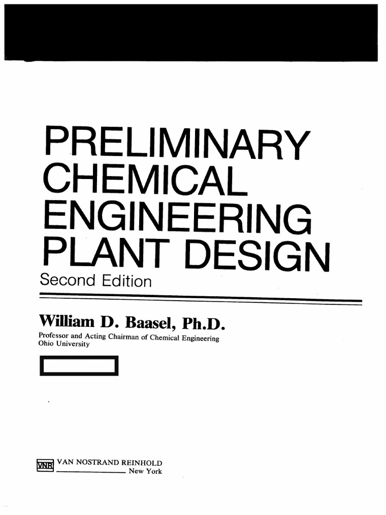 04 Baasel - 2nd Ed - Preliminary Chemical - Engg - Plant - Design | PDF