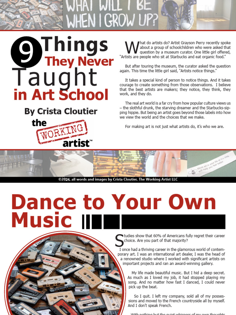 9 Secrets They Never Taught in Art School - TWA | PDF | Curiosity