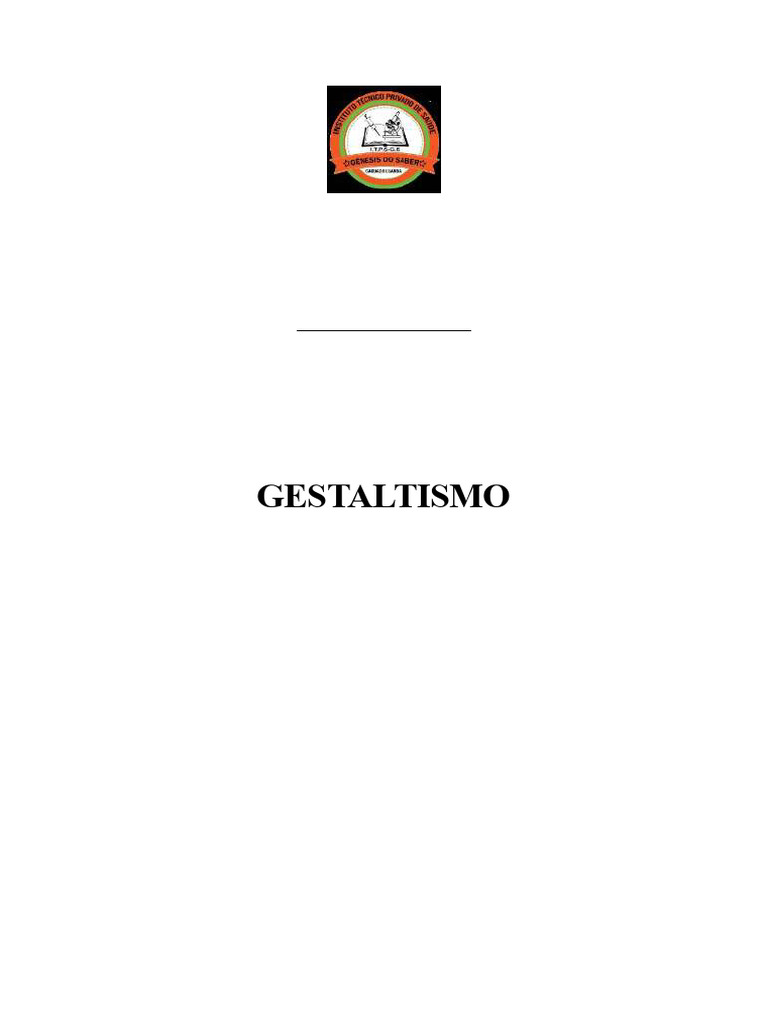 Trabalho de Gestaltismo | PDF | Comunicação | Psicologia