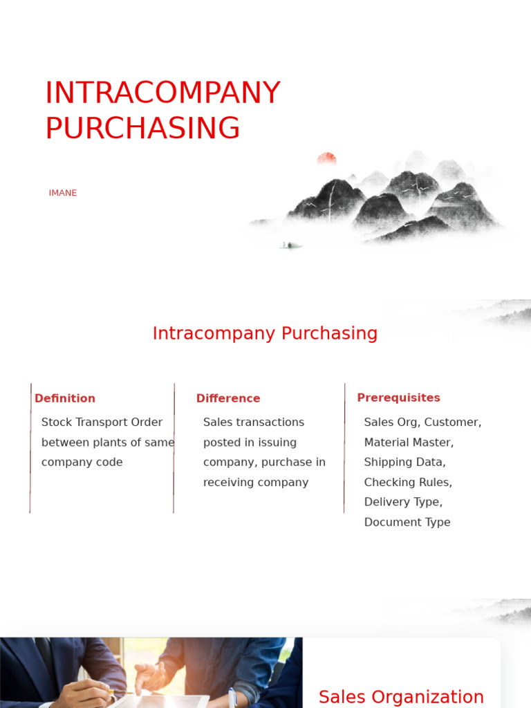 Intracompany Purchasing | PDF
