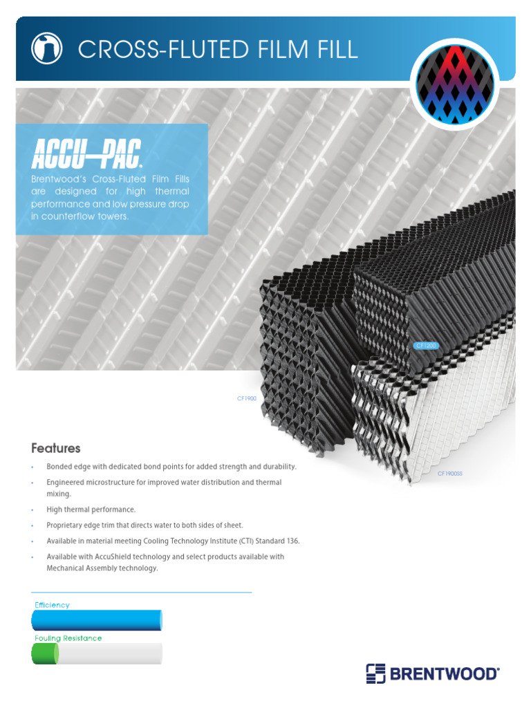 Brentwood Cross-Fluted Film Fill Overview | PDF | Water | Welding