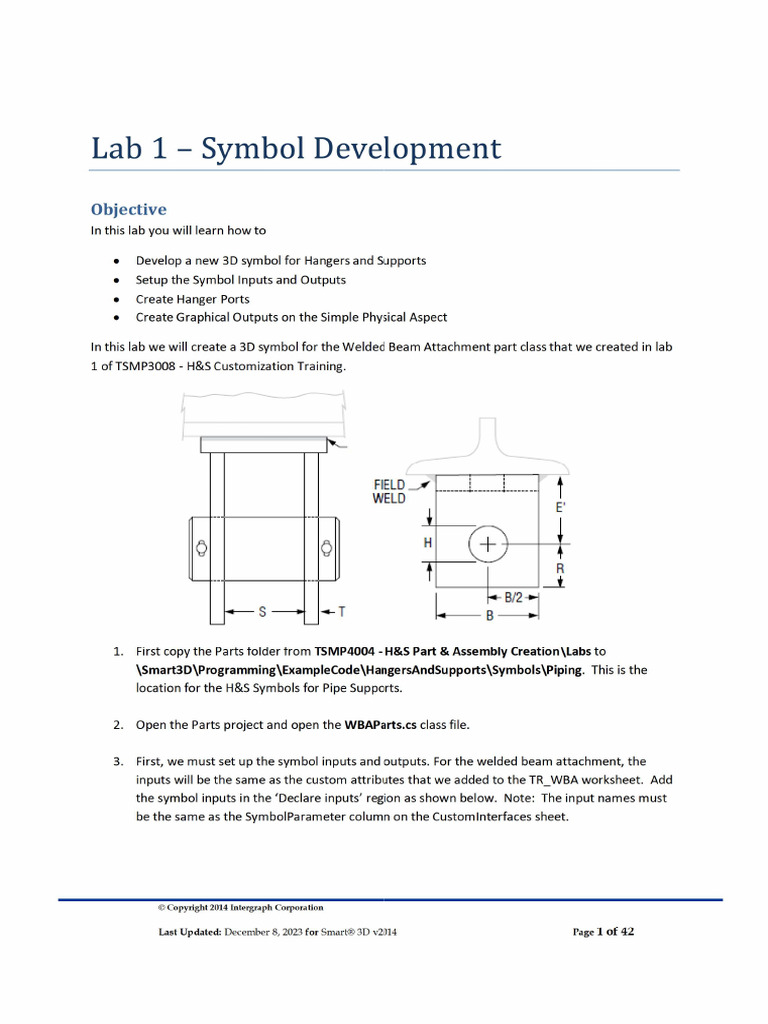 DSP3D-TP-100098A Lab - .NET Symbol and Support Development | PDF
