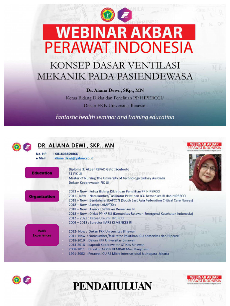 Dr Aliana Dewi, S Kp , MN Ventilas1 | PDF