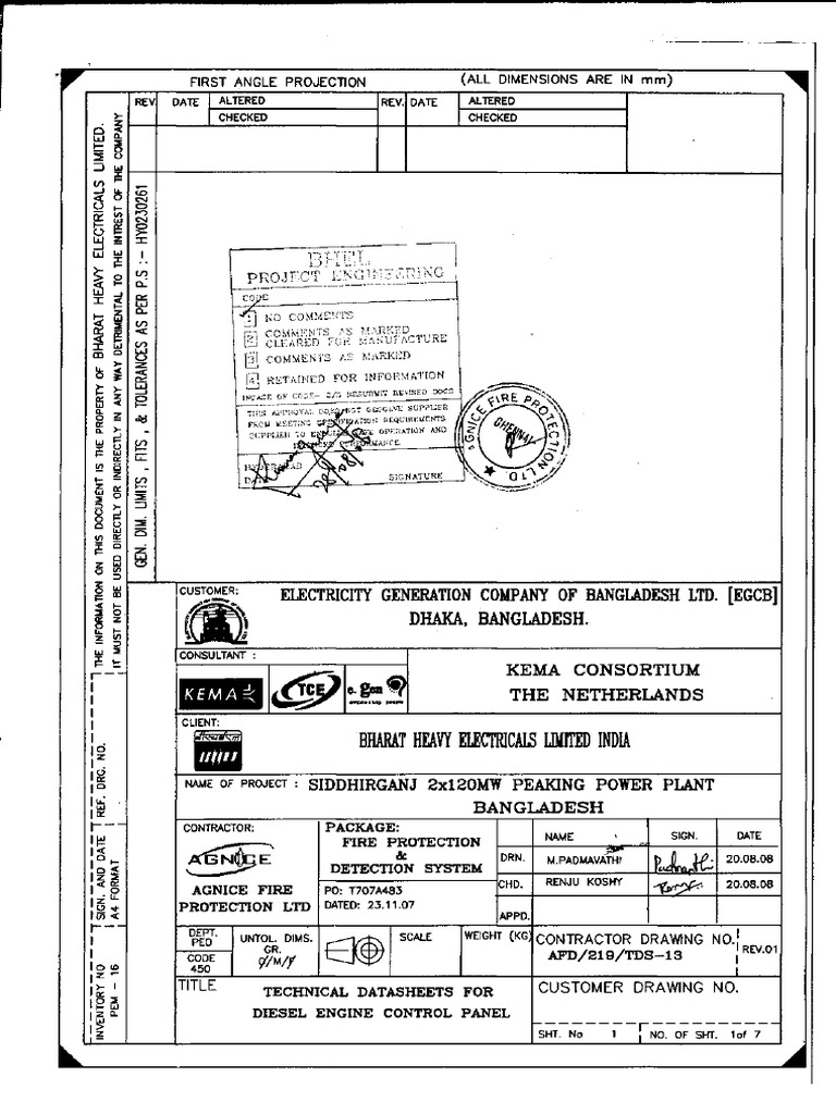 DIESEL ENGINE CONTROL PANEL Wiring Details | PDF