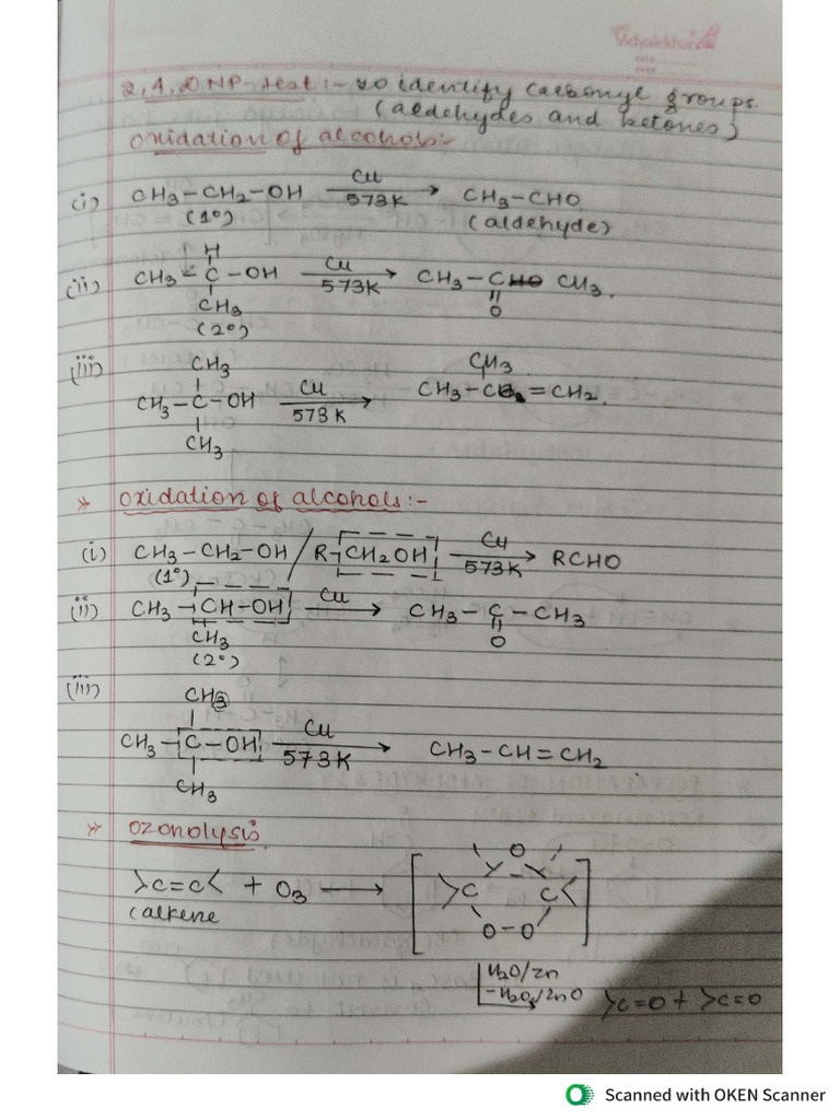 Aldehydes, Ketones & - COOH | PDF
