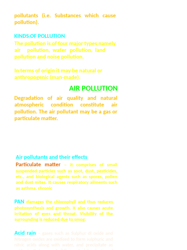 Unit 5 EVS | PDF | Waste | Air Pollution