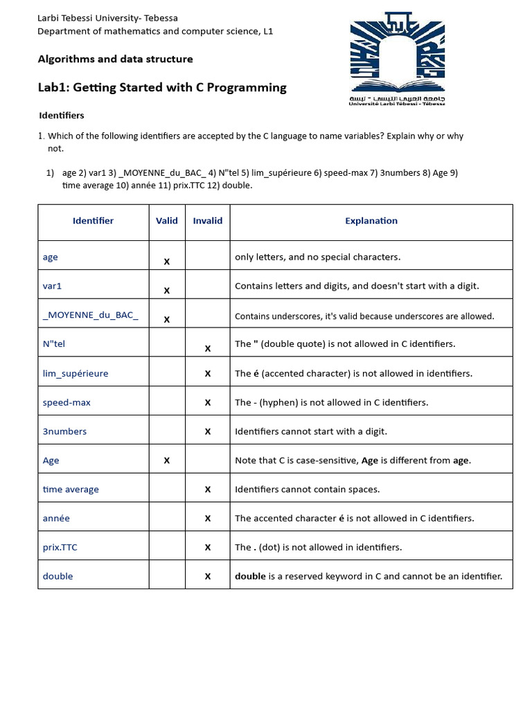 TP1 Answers (3) | PDF | Integer (Computer Science) | Computer Programming