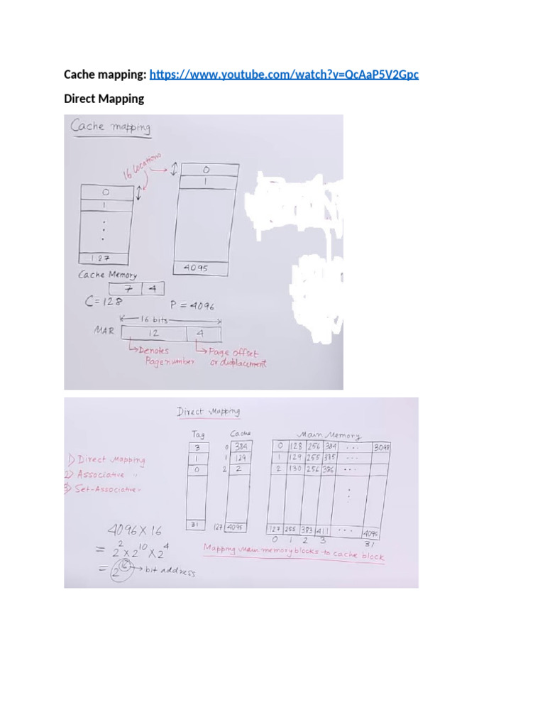 Cache Mapping Techniques Explained | PDF