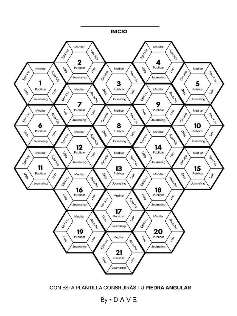 000 - Plantilla 21 Días Reto Piedra Angular | PDF