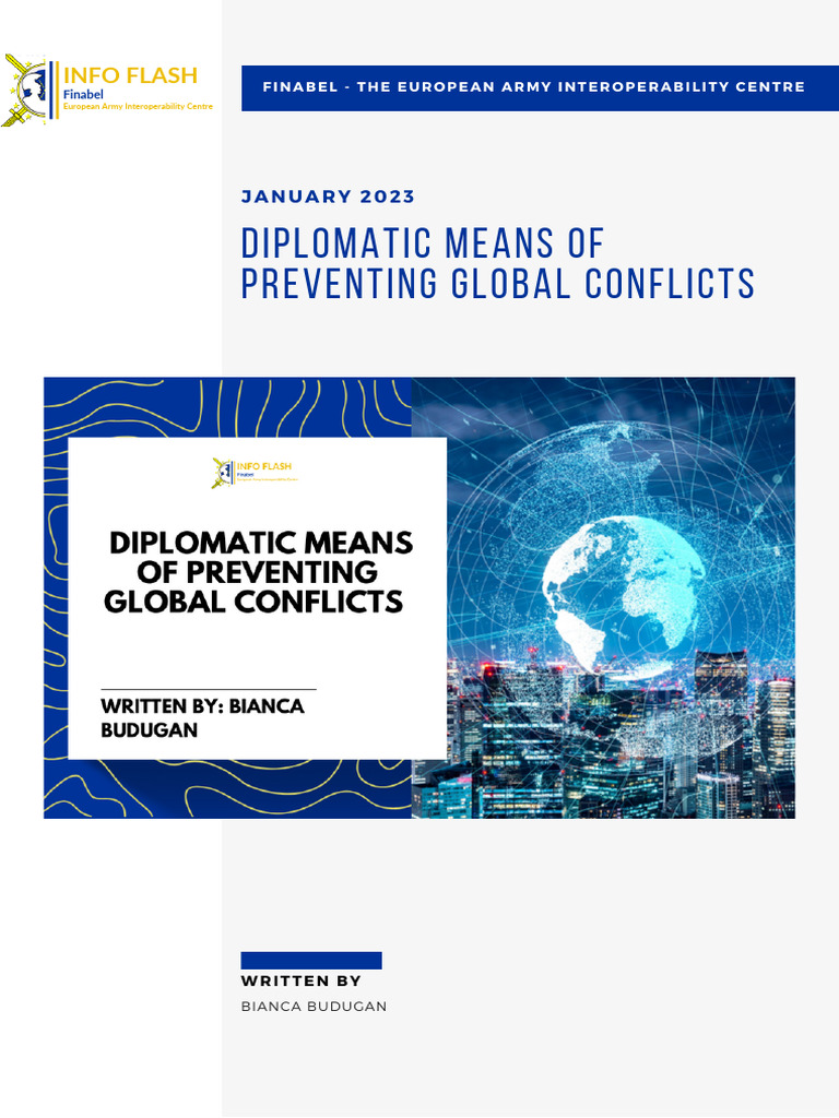 Preventive Diplomacy in Global Conflicts | PDF | Diplomacy | European Union