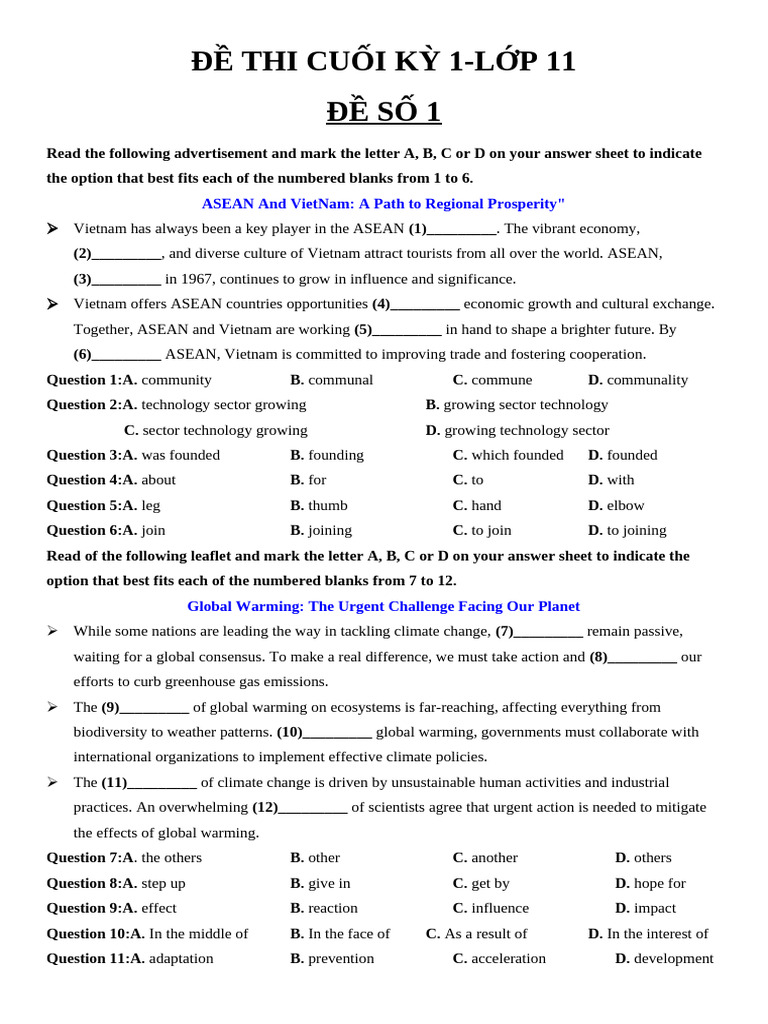 CK1 LỚP 11 ĐỀ 1 | PDF | Space Exploration | Outer Space