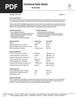 Bambu PA6-CF Filament Data Sheet | PDF | Fibers | Polymers