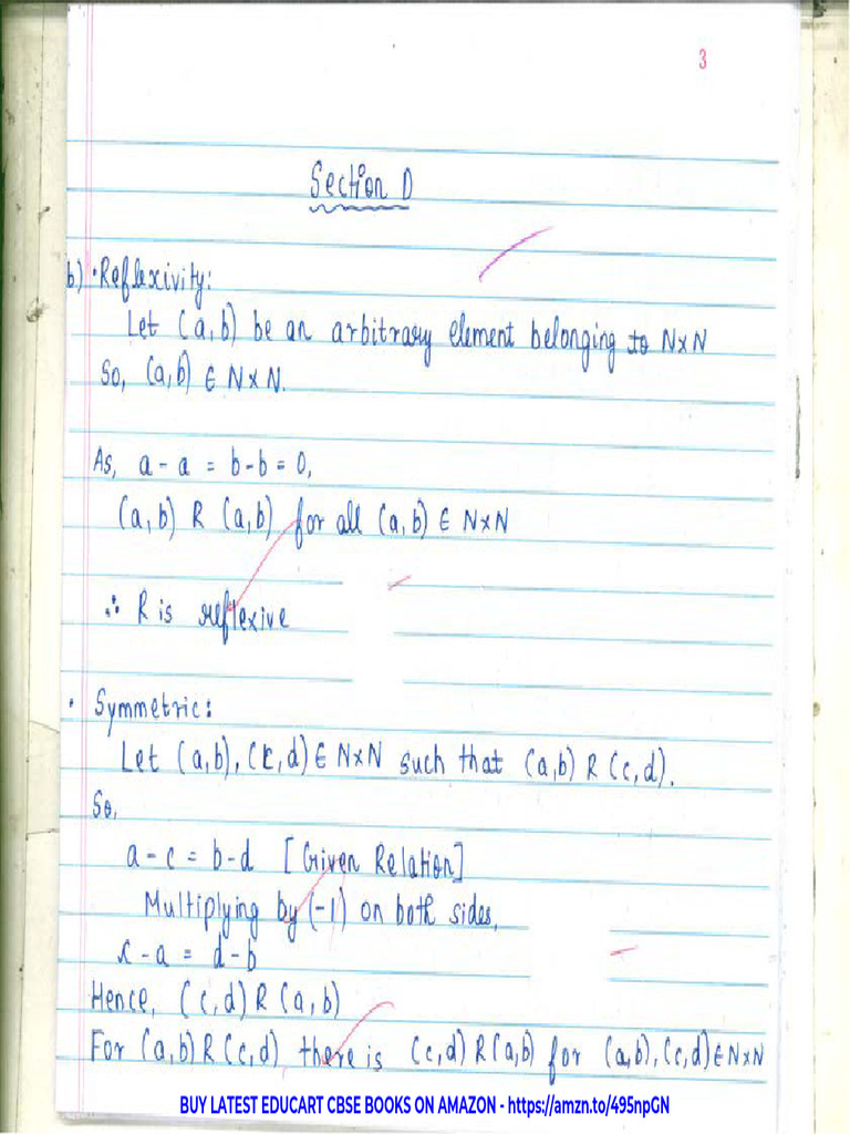 2024 CBSE 12 Mathematics Topper Answer Sheet | PDF