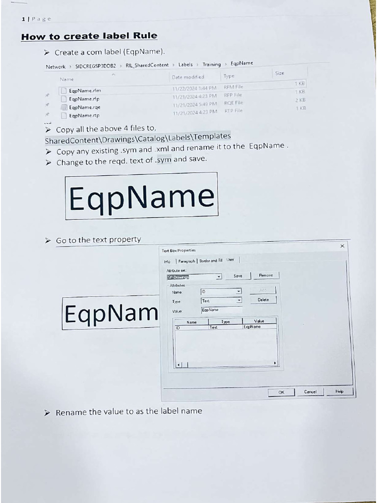 How to Create Label Rule | PDF