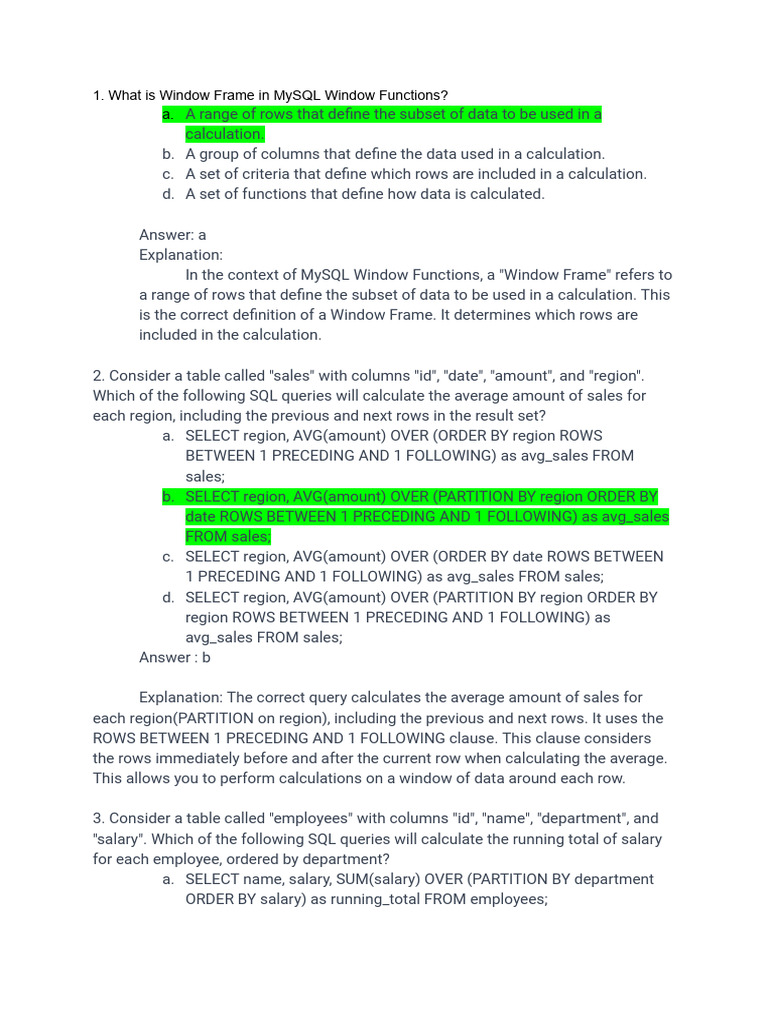 Week-16 Quiz Solution | PDF | Sql | Data Management Software