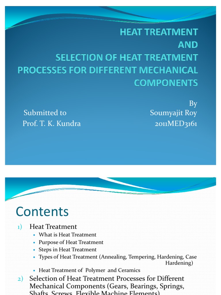 What Is Heat Treatment | Download Free PDF | Annealing (Metallurgy ...