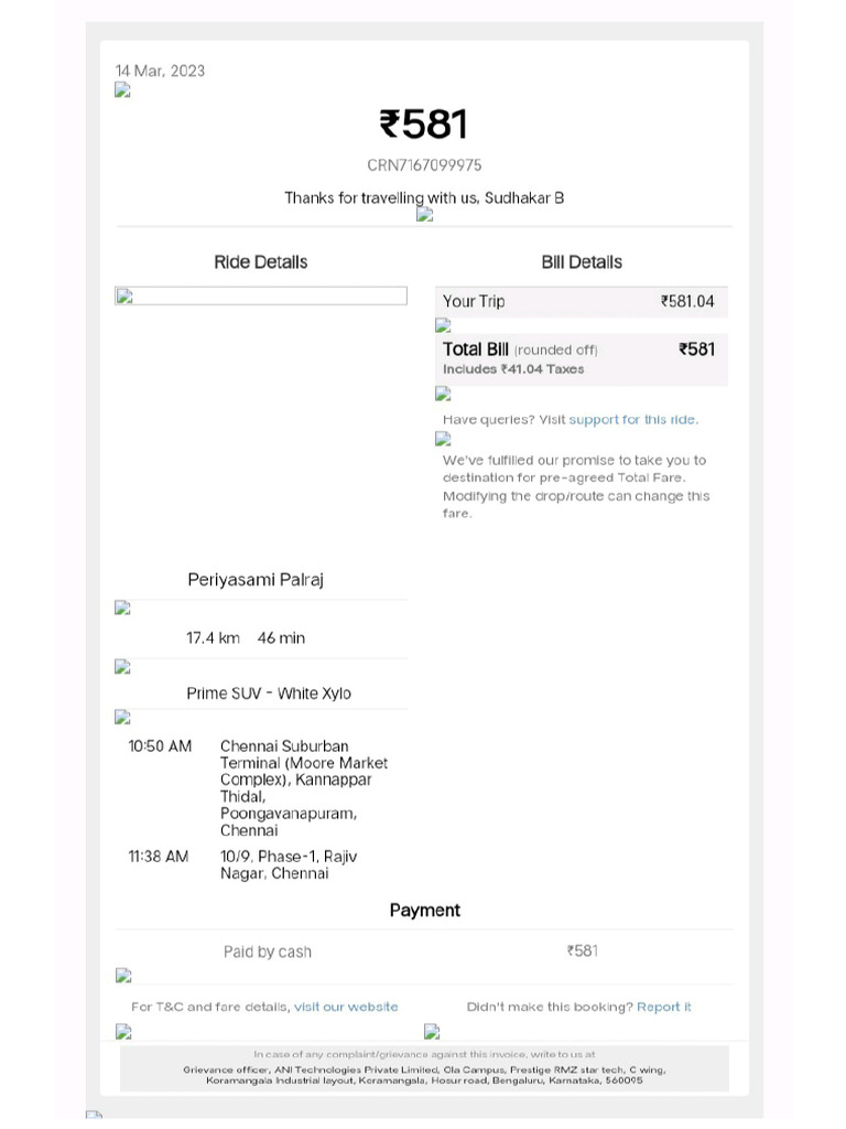 Cab Expenses (3) | PDF