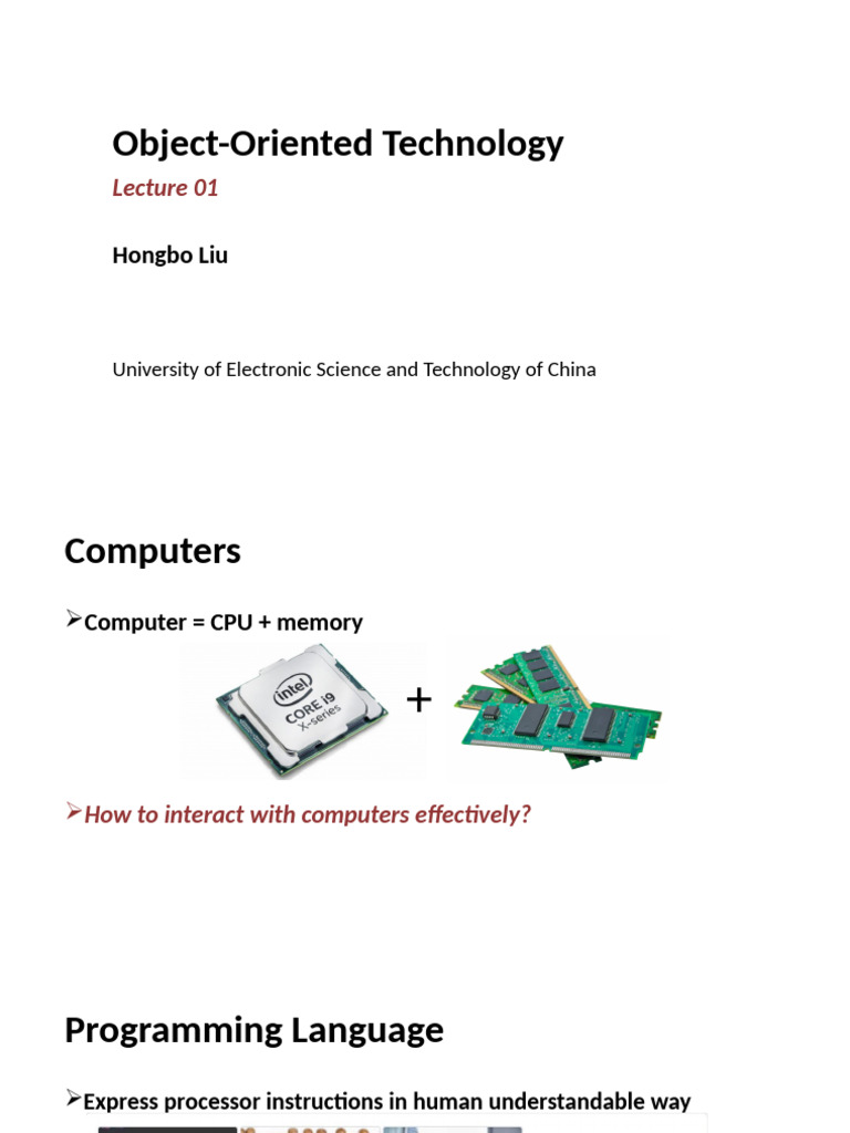 Lecture 1 | PDF | Software Development | Information Technology