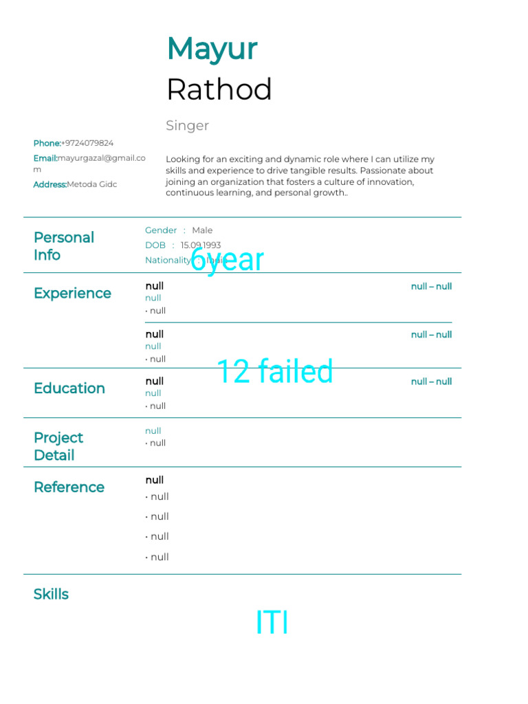Mayur _Resume_237 | PDF