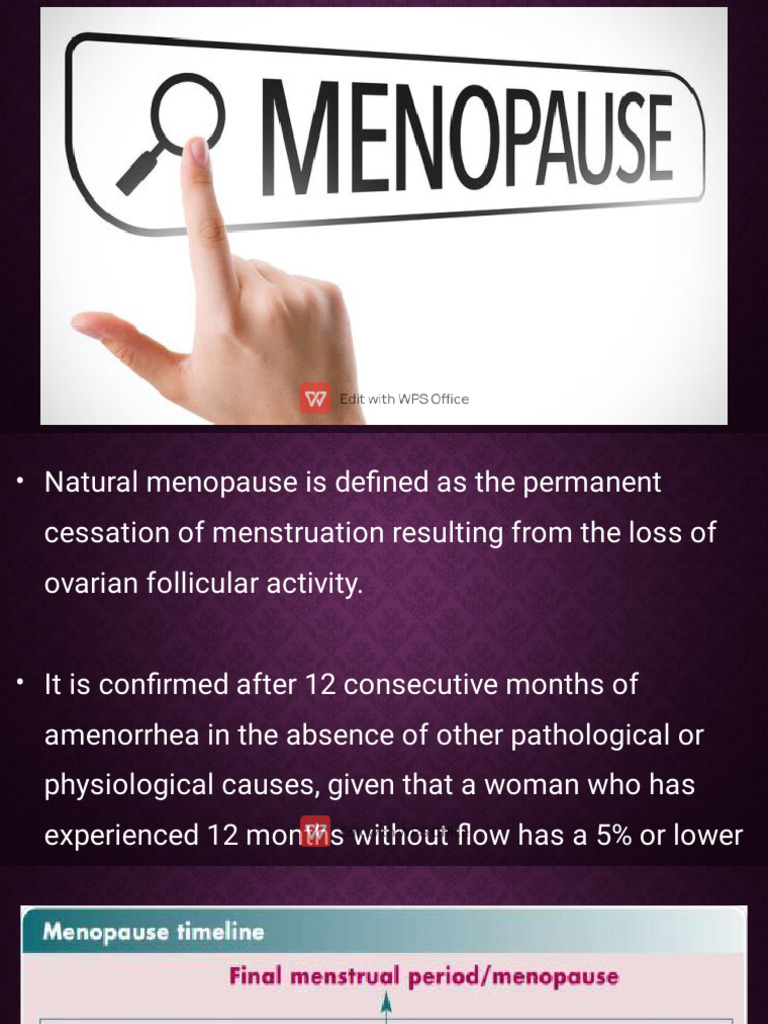 Menopause | PDF | Menopause | Hormone Replacement Therapy