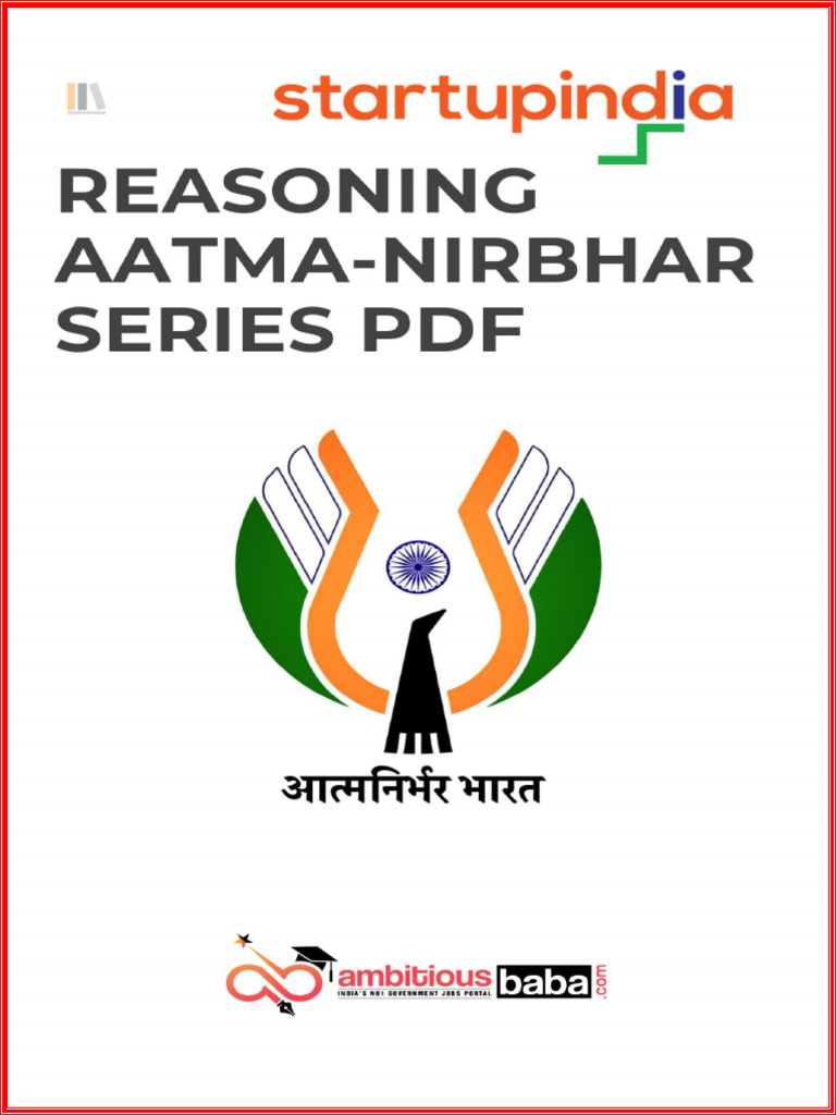 Aatma-Nirbhar Series - Reasoning Topic Wise PDF - Ambitious Baba | PDF ...