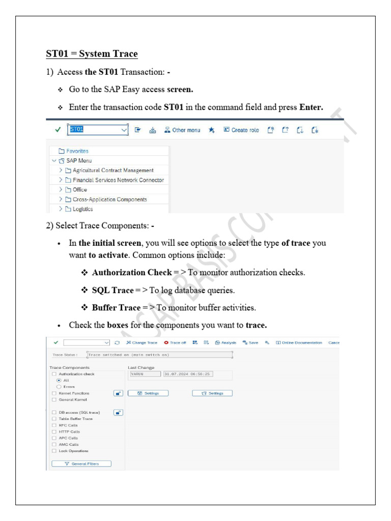 System Trace | PDF | Database Transaction | User (Computing)