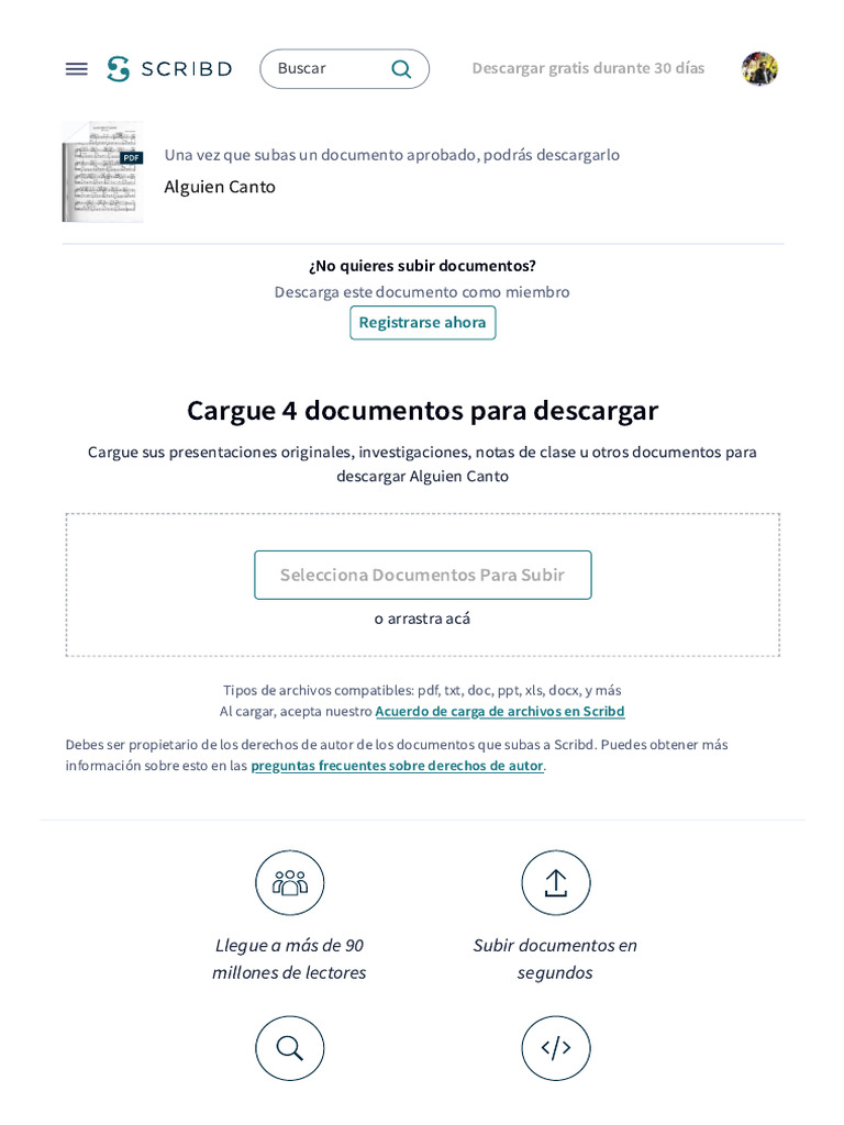 Suba Un Documento - Scribd | PDF | Scribd | Privacidad en internet