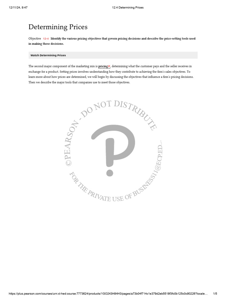 Pricing Strategies for Business Success | PDF | Prices | Profit (Economics)