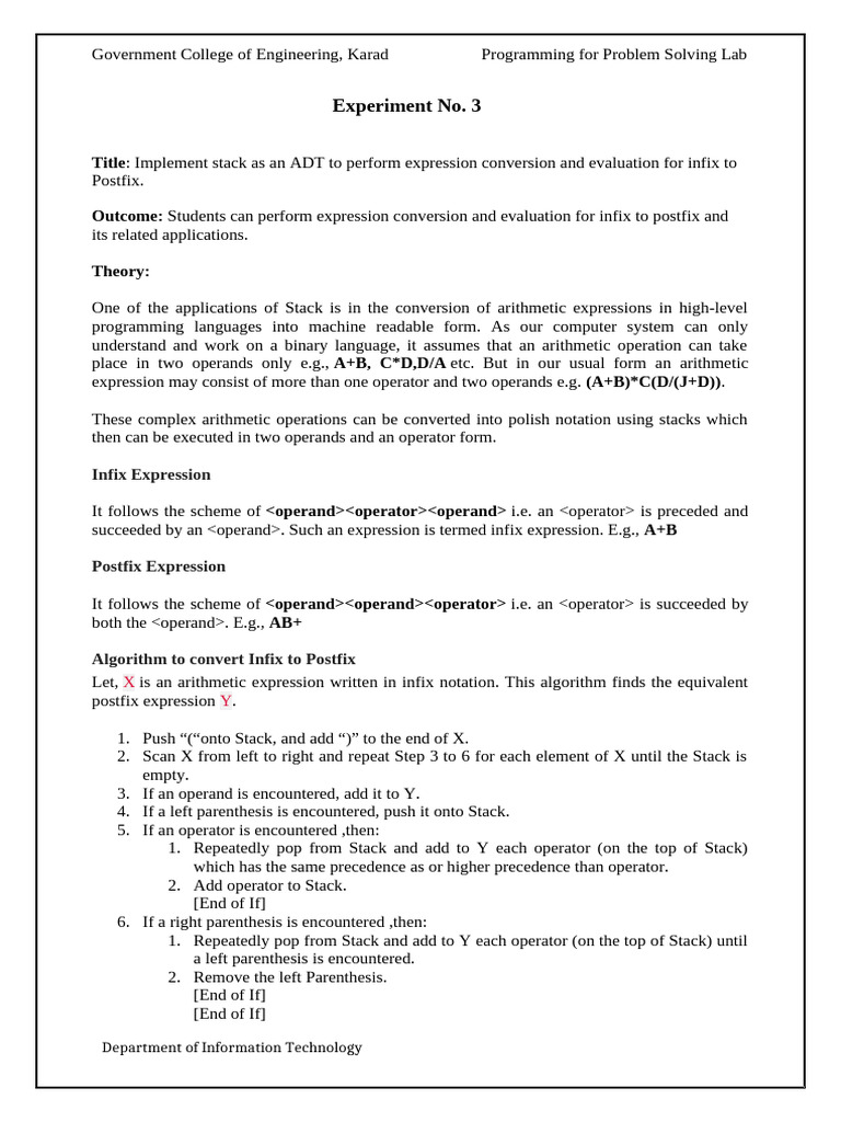 Exp 3 | PDF | Mathematics | Applied Mathematics