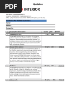 Interior Furnishing Bill of Quantities | PDF | Nature