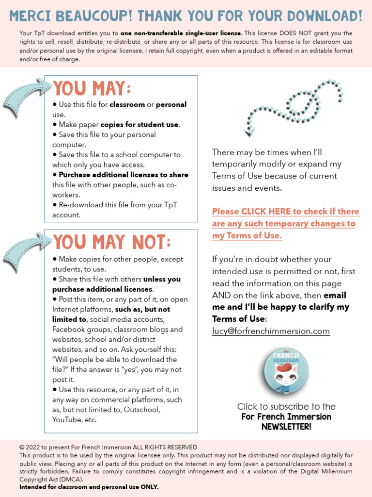 FFI French Antonyms Synonyms Posters | PDF | License | Download