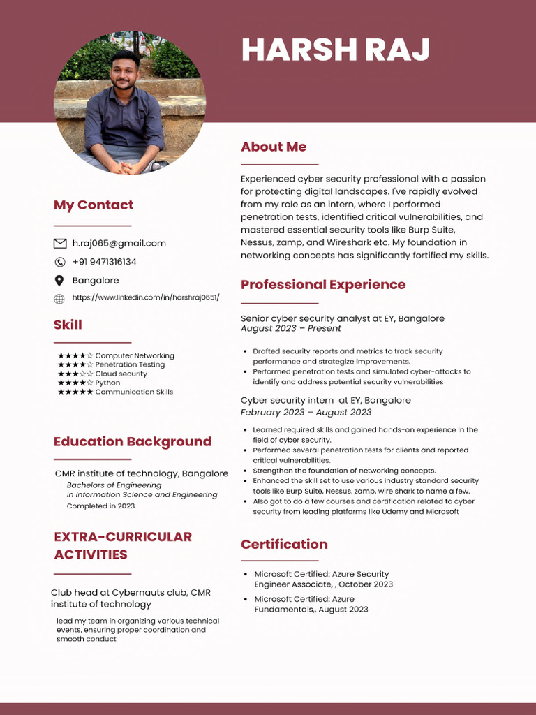 Harsh - Resume - Compressed (1) - 1 | PDF