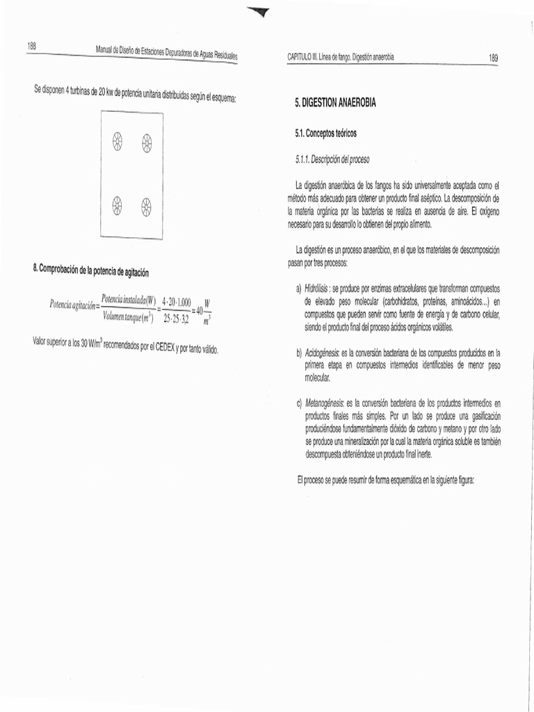 Manual Diseño PTAR | PDF | Digestión anaeróbica | Química