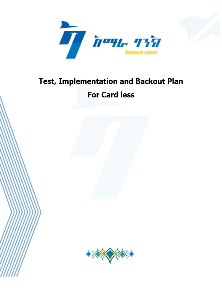 Cardless Feature Change Management Plan | PDF | Computing | Information ...