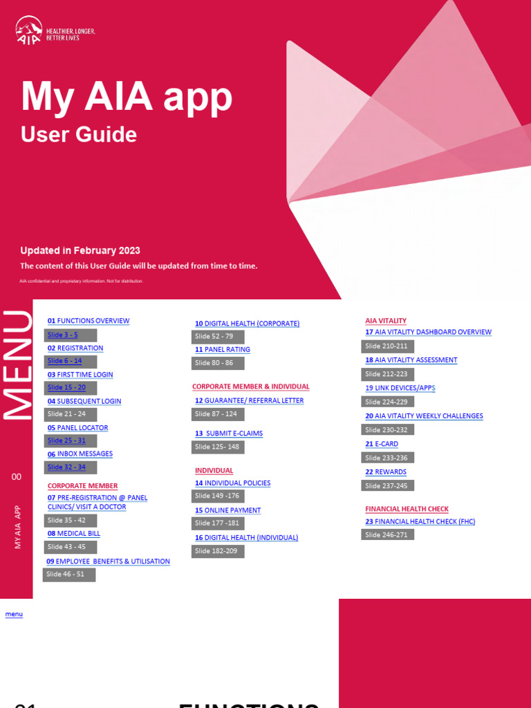 My AIA App User Guide 2105 | PDF | Password | Personal Identification ...