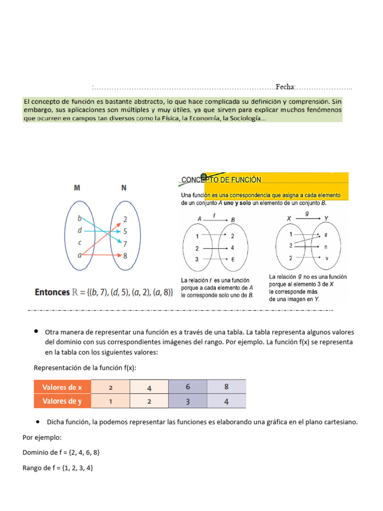 Funciones en Matemáticas: Guía Práctica | PDF