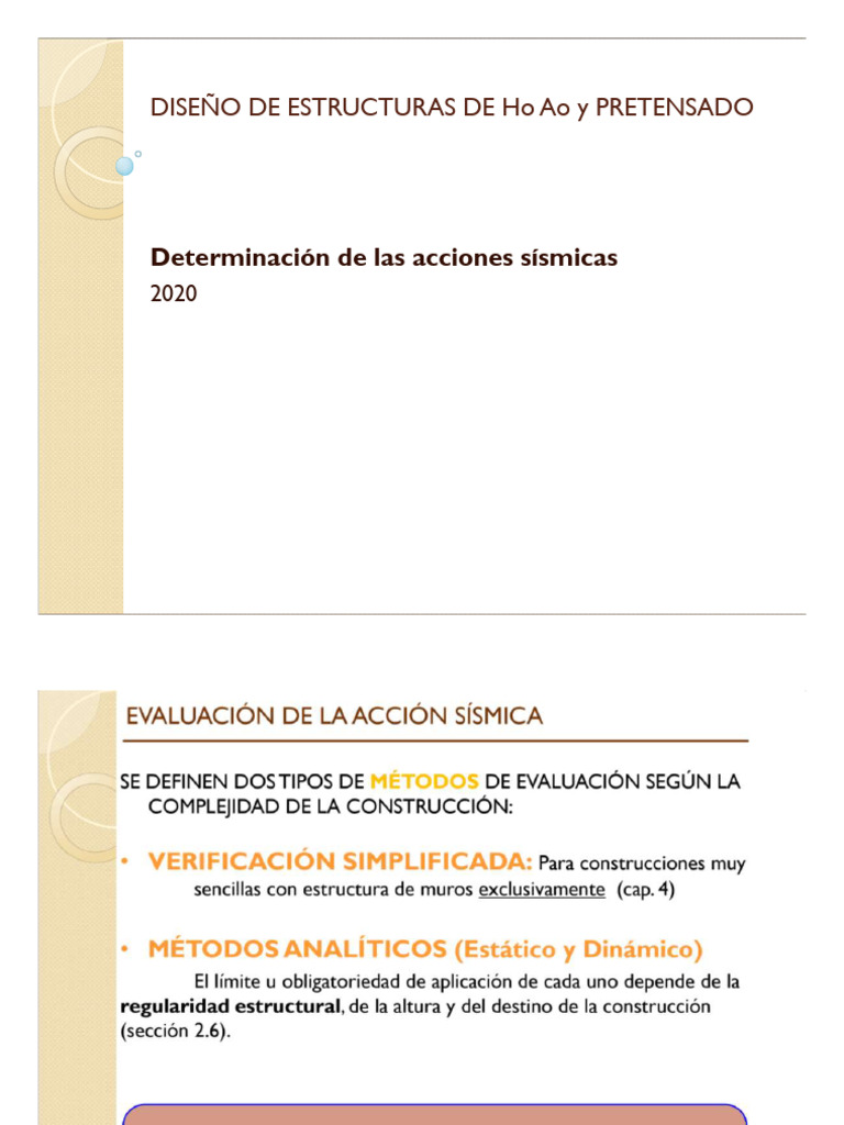Diseño Sísmico de Estructuras Pretensadas | PDF | Temblores | Rigidez