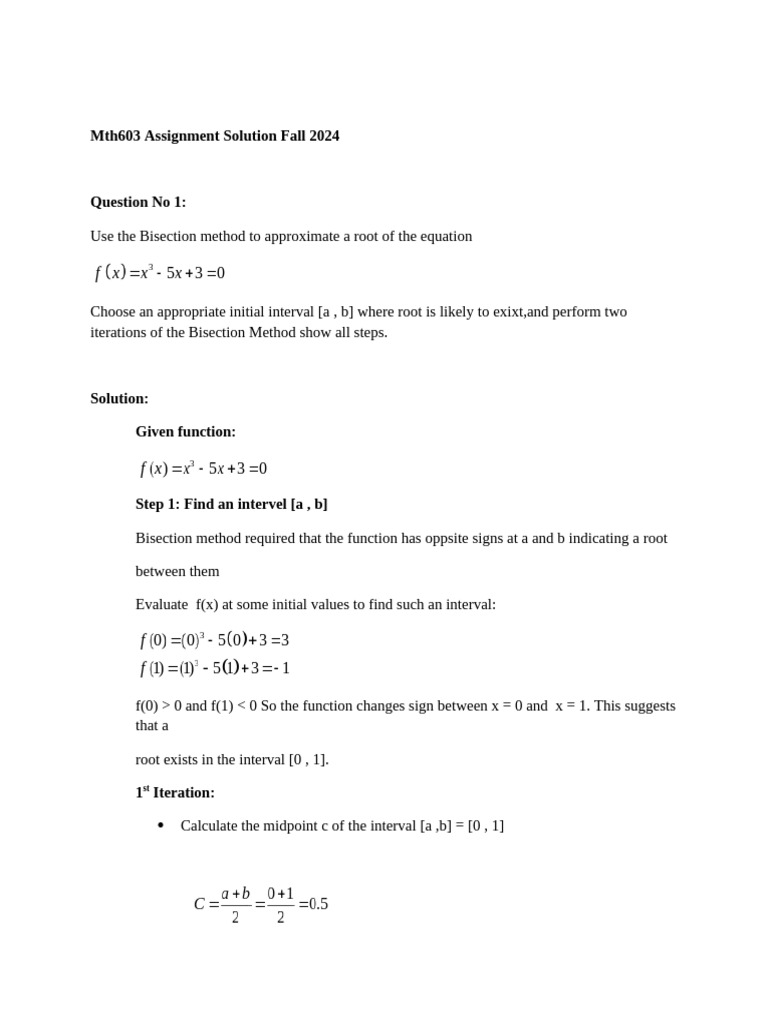Mth603 Danish Zaidi | PDF