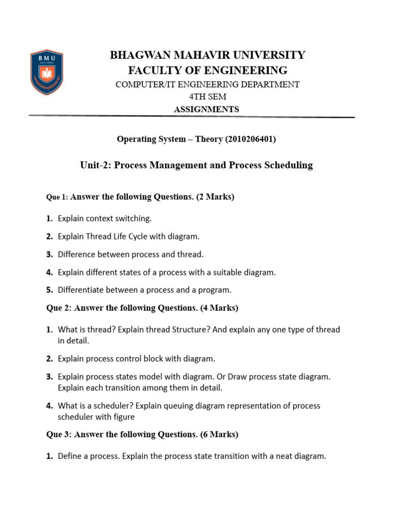 OS_Assignment_2 | PDF