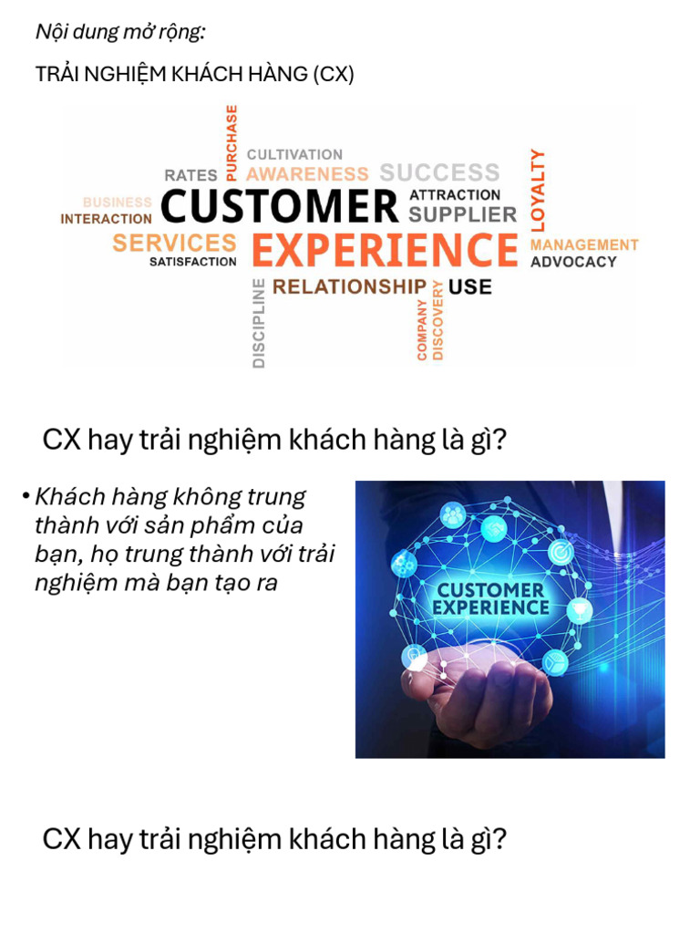 ND_mở_rộng_Total Customer Experience | PDF