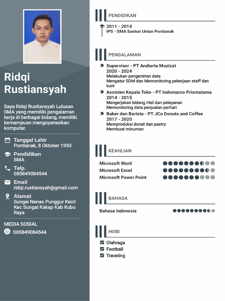 kiki baru Cv | PDF
