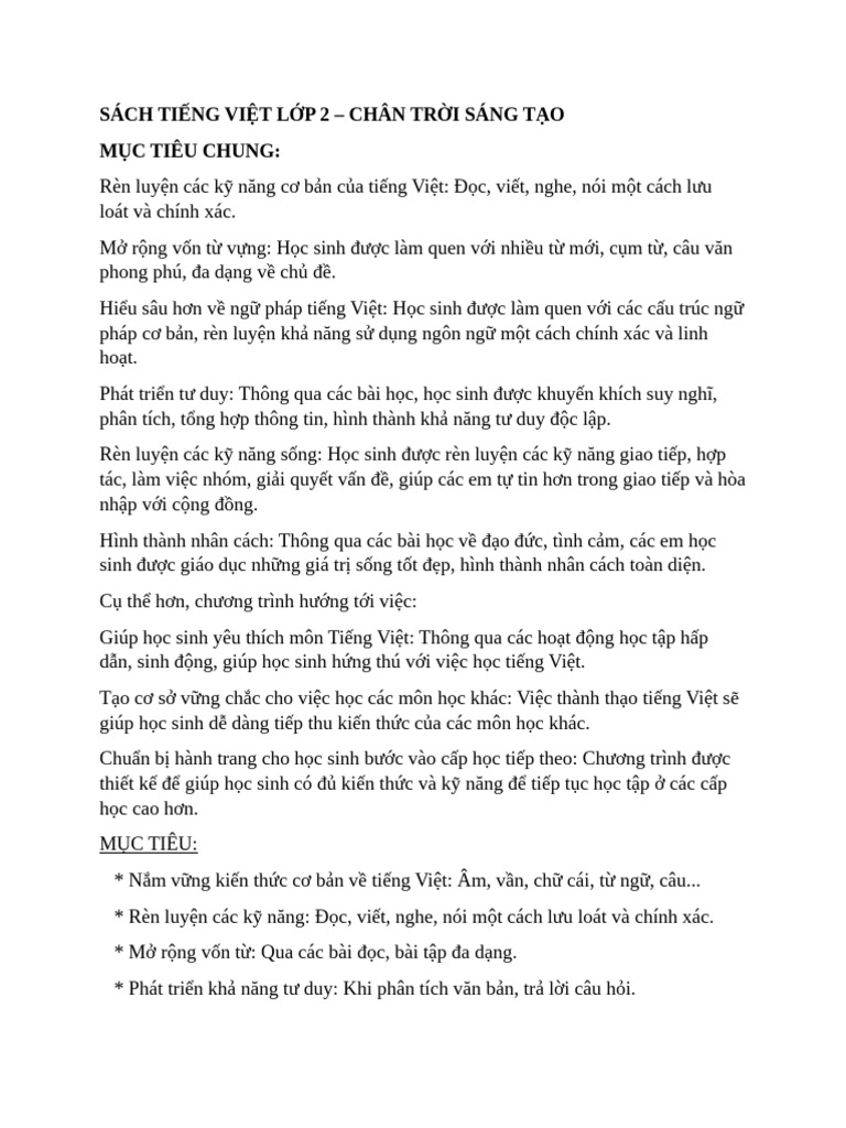 TV LỚP 2 CTST | PDF