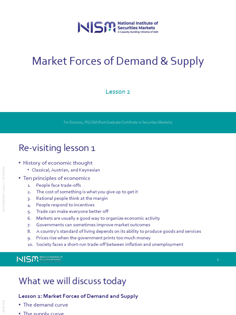 CHAPTER TWO | PDF | Supply And Demand | Supply (Economics)