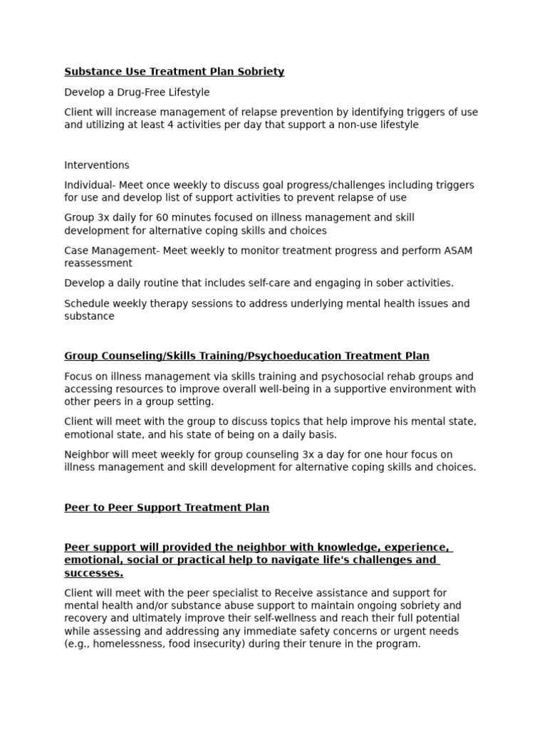 Treatment Plan Cheat Sheet | PDF | Anxiety | Psychotherapy