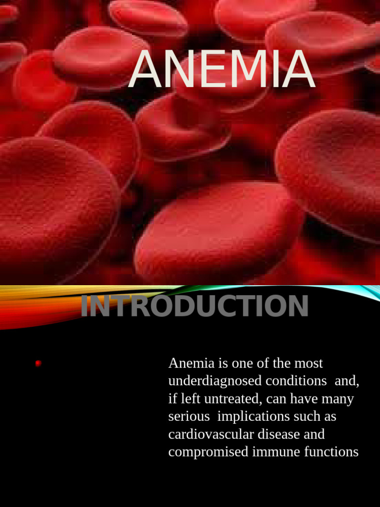 anemia | PDF | Anemia | Medical Specialties