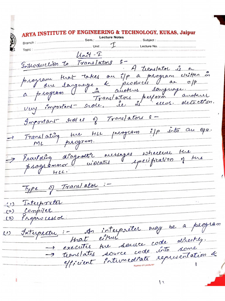 5CS4-CD-Unit-1 - HW @zammers | PDF