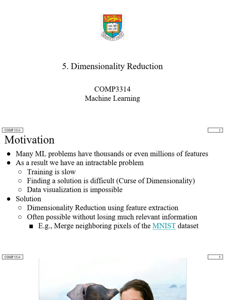 5. Dimensionality Reduction | PDF | Learning | Computing