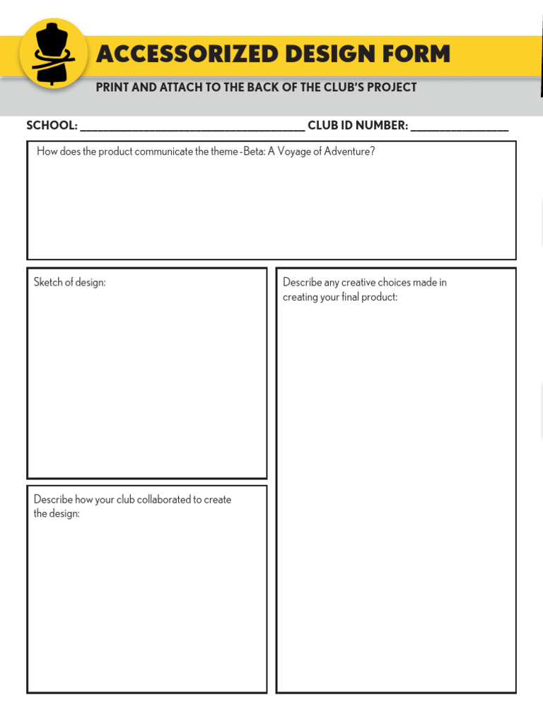 Accessorized Design Submission Form | PDF