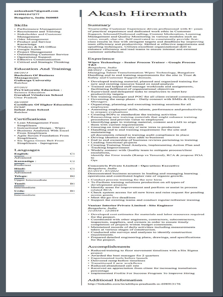 Akash Hiremath | PDF